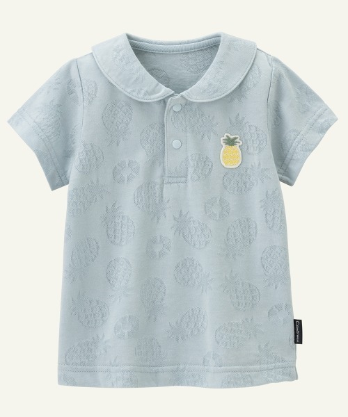 Combi mini シャツ ブラウス 半袖襟付きトップス（パインジャカード） キッズ : ZOZOTOWN Yahoo!店 - 通販 - Yahoo!ショッピング