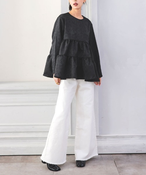 DONOBAN（ドノバン） 膨れジャガードチュニック レディース : ZOZOTOWN