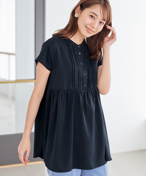 alotta 「alotta」 半袖ブラウス MEDIUM ダークネイビー レディース : ZOZOTOWN Yahoo!店 - 通販 - Yahoo!ショッピング