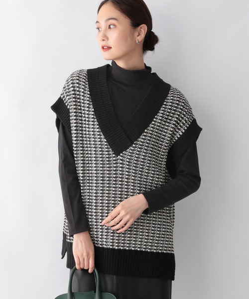 GLOBAL WORK 「GLOBAL WORK」 ニットベスト FREE ブラック レディース : ZOZOTOWN Yahoo!店 ...