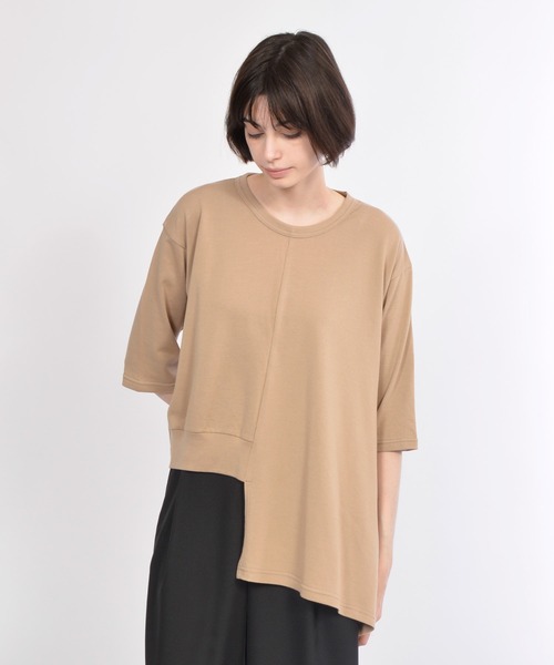 gomme 「gomme」 7分袖カットソー MEDIUM ベージュ レディース : ZOZOTOWN Yahoo!店 - 通販 - Yahoo!ショッピング