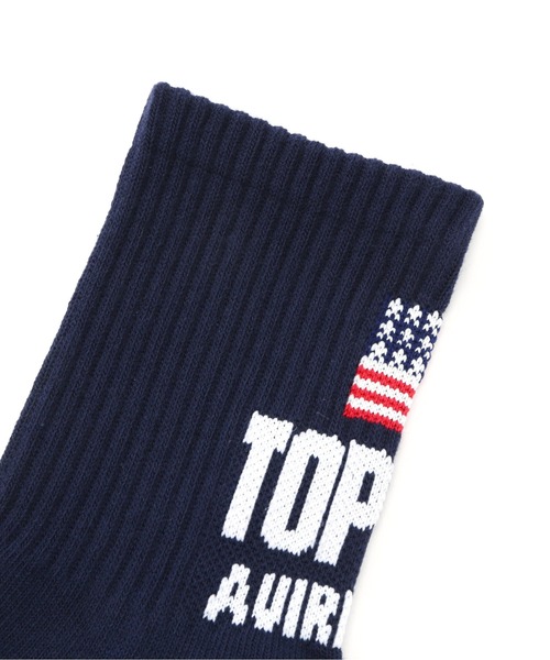 AVIREX 靴下 「直営店限定」TOP GUN SOCKS / トップガン ソックス アヴィレックス メンズ : ZOZOTOWN ...