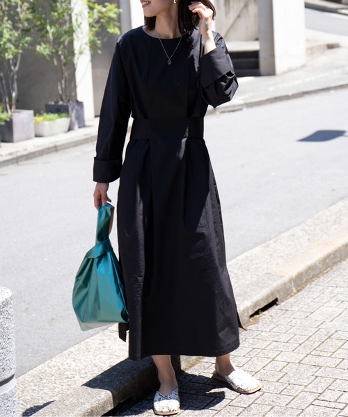 Yahoo!オークション - 「SETUP7」 「maisonbreeze」長袖ワンピース FRE...