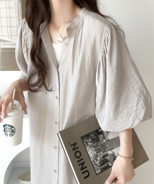 Yahoo!オークション - 「classicalelf」 7分袖ワンピース LARGE ブラッ...