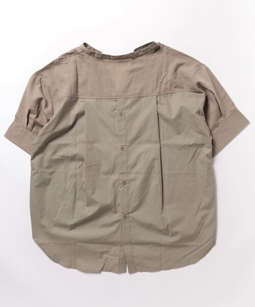 e-zakkamania stores 「e-zakkamania stores」 半袖ブラウス M グレイッシュベージュ レディース : ZOZOTOWN Yahoo!店 - 通販 ...