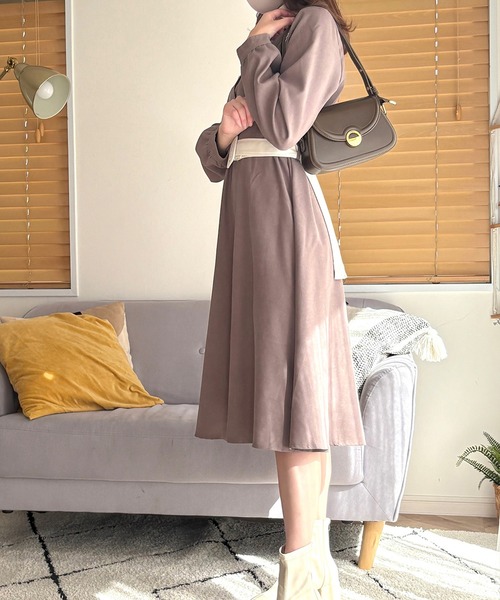 Dewlily ワンピース 襟付きバイカラーワンピース : ZOZOTOWN Yahoo!店 - 通販 - Yahoo!ショッピング