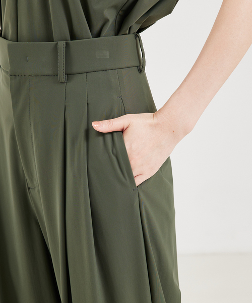 qualite（カリテ） パンツ クールトリコットパンツ レディース