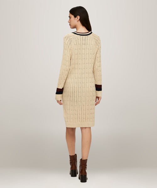 TOMMY JEANS（トミー・ジーンズ） ワンピース バーシティケーブルV