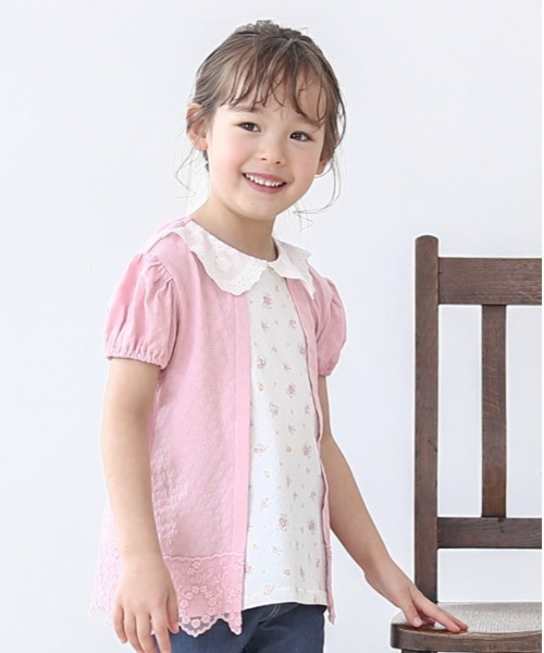Biquette Club tシャツ カーデ風プルオーバー キッズ 子供服 女の子 : ZOZOTOWN Yahoo!店 - 通販 - Yahoo!ショッピング