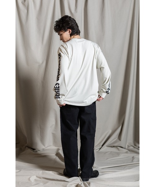 Harley Davidson（ハーレー・ダビッドソン） tシャツ Dickies(R) x H-D(R)ヘビーウェイトLSイーグルTシャツ ...