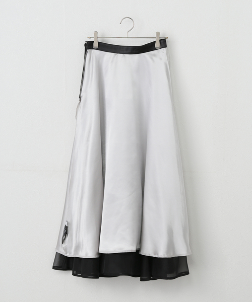 La TOTALITE（ラ トータリテ） スカート 「洗える」パイピングシアー
