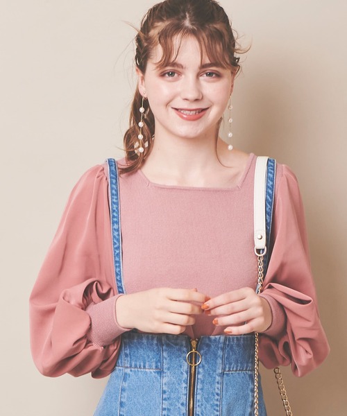 31 Sons de mode 「31 mode」 長袖ニット 36 ピンク レディース : ZOZOTOWN Yahoo!店 - 通販 - Yahoo!ショッピング
