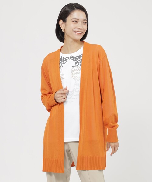 EVEX by KRIZIA 「EVEX KRIZIA」 ニットカーディガン 40 オレンジ レディース : ZOZOTOWN Yahoo!店 - 通販 - Yahoo!ショッピング