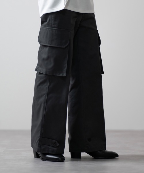 パンツ カーゴパンツ 【CLEL】M-47 type military flare cargo pants/M-47 タイプ ミリタリー ...