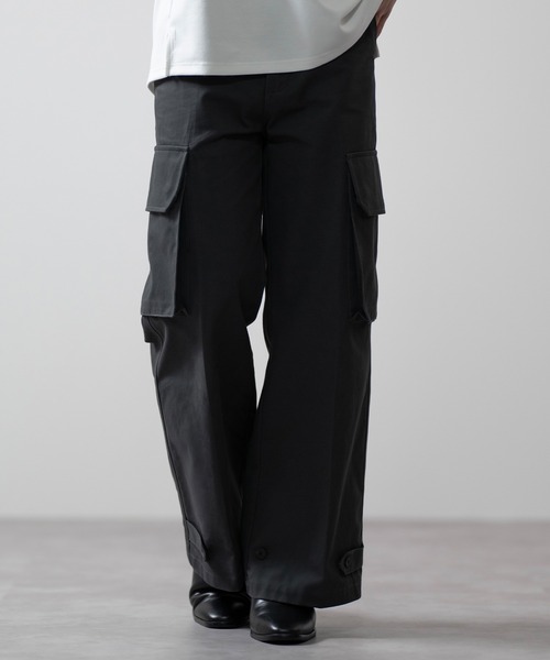 パンツ カーゴパンツ 【CLEL】M-47 type military flare cargo pants/M-47 タイプ ミリタリー ...