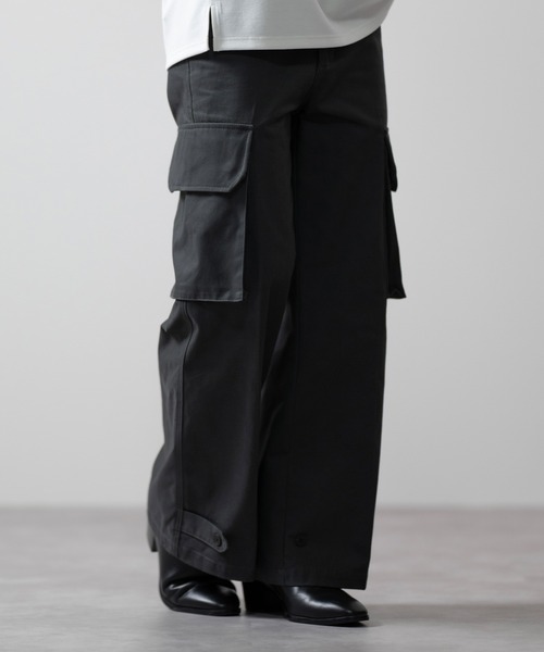 パンツ カーゴパンツ 【CLEL】M-47 type military flare cargo pants/M-47 タイプ ミリタリー ...