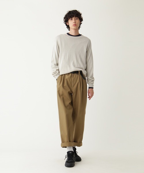 Yahoo!オークション - 「MHL.」 パンツ MEDIUM ベージュ メンズ