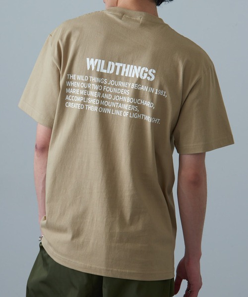 WILD THINGS tシャツ 「WILD THINGS」「別注」ステンシルバックプリントTee メンズ レディース : ZOZOTOWN Yahoo!店 - 通販 - Yahoo!ショッピング