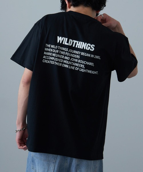 WILD THINGS tシャツ 「WILD THINGS」「別注」ステンシルバックプリントTee メンズ レディース : ZOZOTOWN Yahoo!店 - 通販 - Yahoo!ショッピング