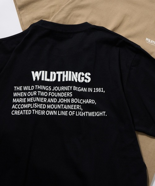 WILD THINGS tシャツ 「WILD THINGS」「別注」ステンシルバックプリントTee メンズ レディース : ZOZOTOWN Yahoo!店 - 通販 - Yahoo!ショッピング
