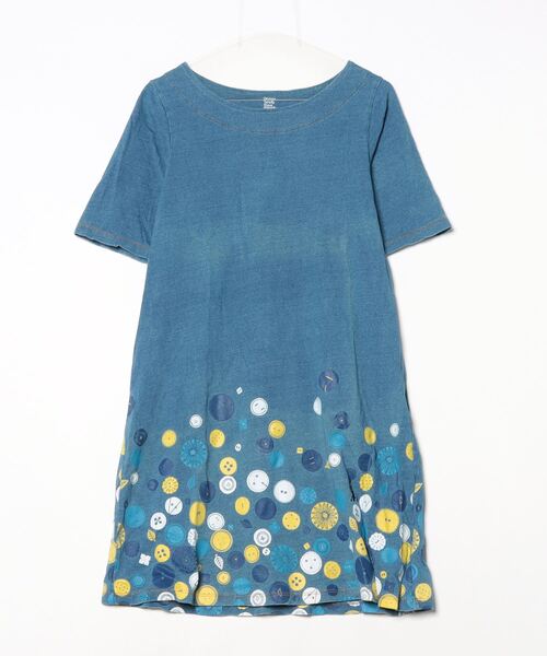 Design Tshirts Store graniph 「Design graniph」 半袖ワンピース - ネイビー レディース ...