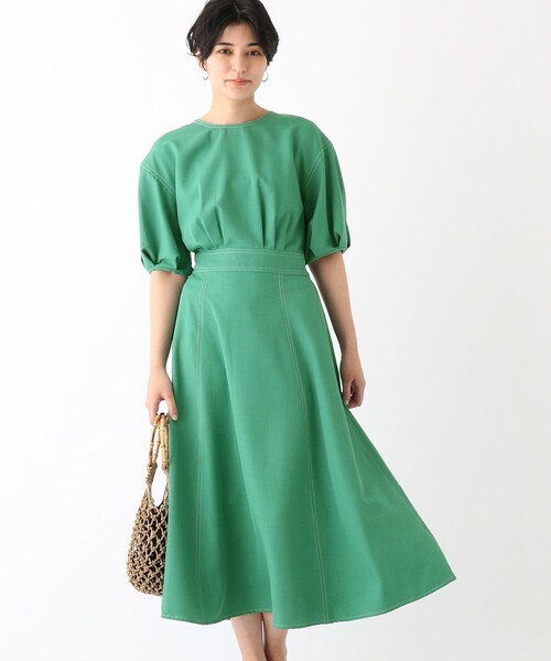 OPAQUE.CLIP（オペークドットクリップ） 半袖ワンピース 38 グリーン レディース : ZOZOTOWN Yahoo!店 - 通販 - Yahoo!ショッピング