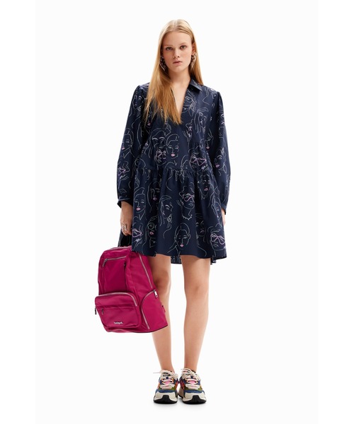 Desigual デイバック リュック PRIORI CHESTER MAXI PINK バックパックミディアム レディース ...