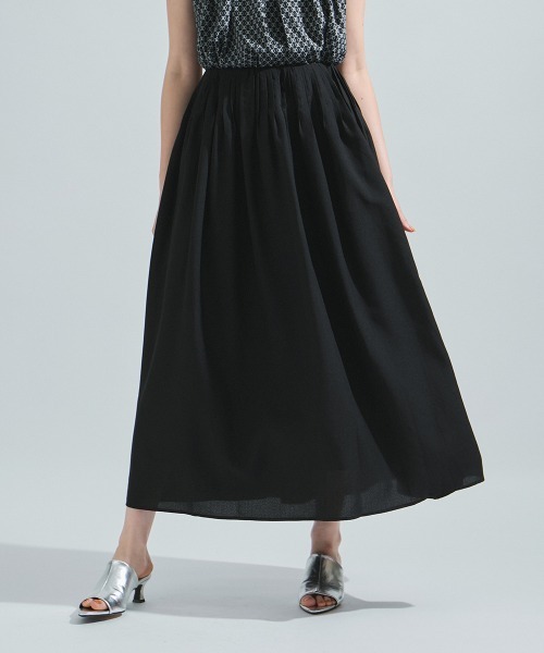 ketty スカート リネンライクタックフレアスカート「洗濯機で洗える」 : ZOZOTOWN Yahoo!店 - 通販 - Yahoo!ショッピング