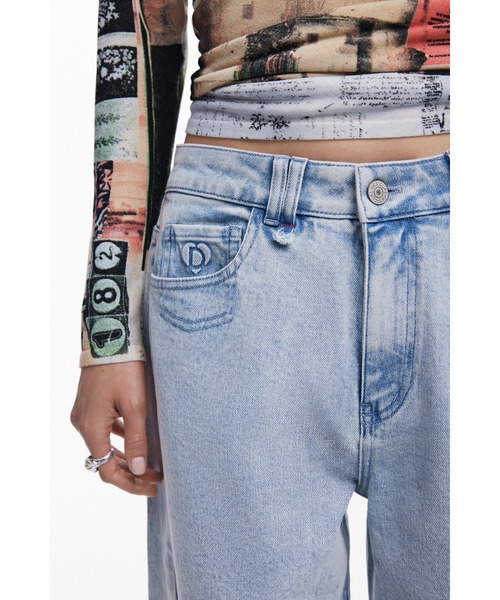 Desigual（デシグアル） ジーンズ デニム デニムパンツ 装飾ボタン