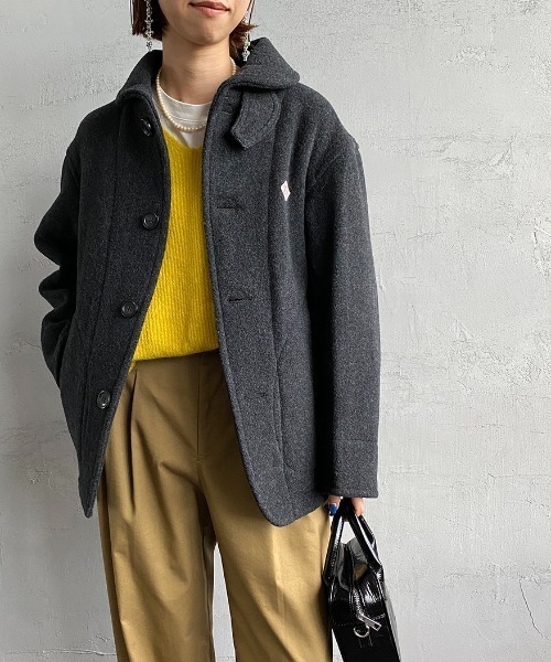 Yahoo!オークション - 「DANTON」 ジャケット 38 ネイビー レディース