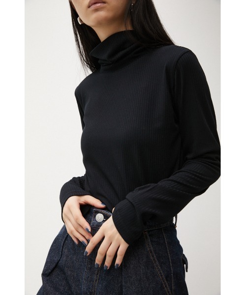 AZUL BY MOUSSY tシャツ BASIC RIB TURTLE NECK TOPS/ベーシックリブタートルネックトップス レディース : ZOZOTOWN Yahoo!店 - 通販 ...