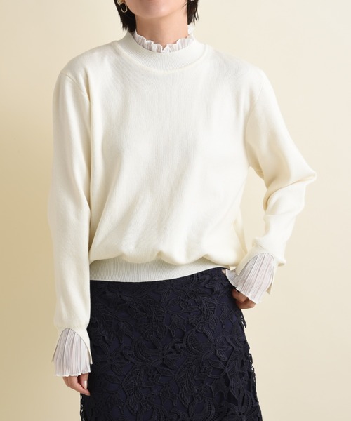 INTERPLANET 「INTERPLANET」 長袖ニット FREE オフホワイト レディース : ZOZOTOWN Yahoo!店 - 通販 - Yahoo!ショッピング