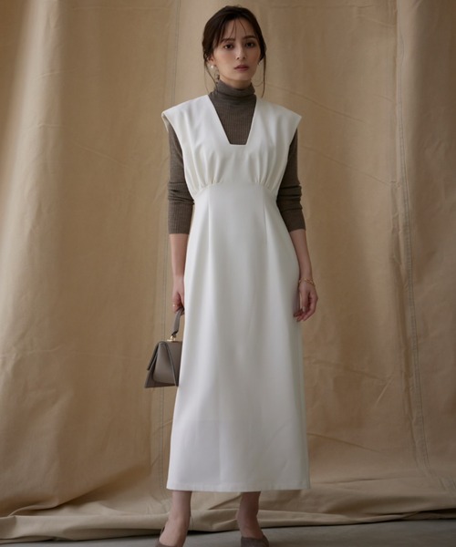 anuans 「anuans」 ノースリーブワンピース SMALL ベージュ レディース : ZOZOTOWN Yahoo!店 - 通販 ...