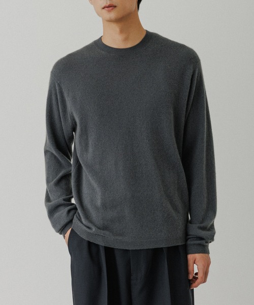 ADAM ET ROPE'（アダムエロペ） セーター ニット 12GG カシミヤ クルー