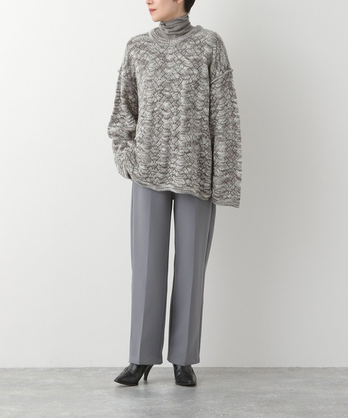 LEPSIM レディース ニット 「FOR I SERIES/WEB限定」5ゲージ透かしミックス柄プルオーバー 177950 : ZOZOTOWN Yahoo!店 - 通販 - Yahoo ...