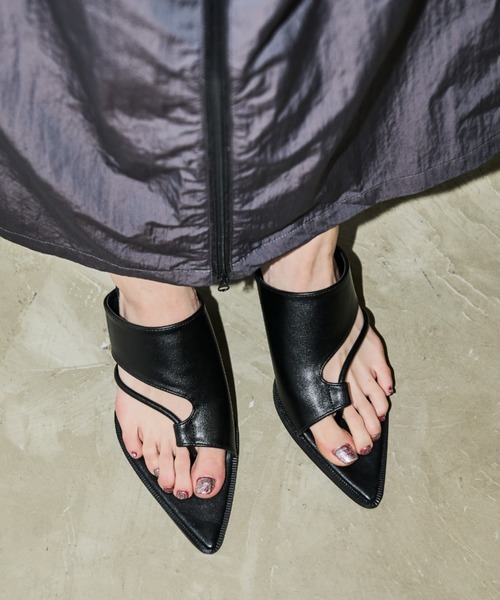 AIC. ミュール MEDIUM ブラック レディース : ZOZOTOWN Yahoo!店 - 通販 - Yahoo!ショッピング