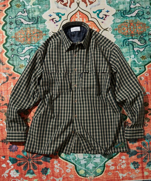 Foxfire 「Foxfire」 長袖シャツ MEDIUM サックスブルー メンズ : ZOZOTOWN Yahoo!店 - 通販 - Yahoo!ショッピング