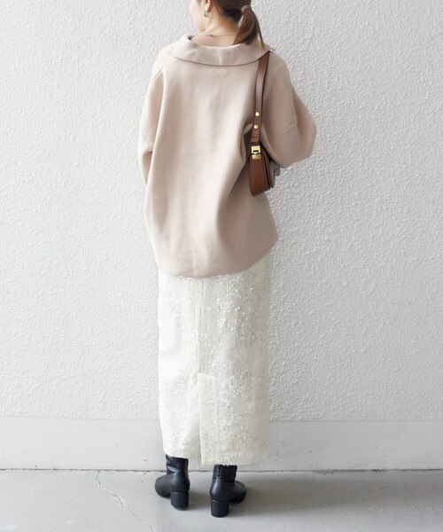 SHIPS any ニット セーター any:「手洗い可能」モールヤーン