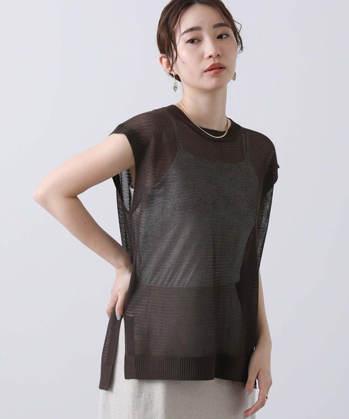 Gready Brilliant（グレディブリリアン） ニット メッシュBスリットニット レディース : ZOZOTOWN Yahoo!店 ...