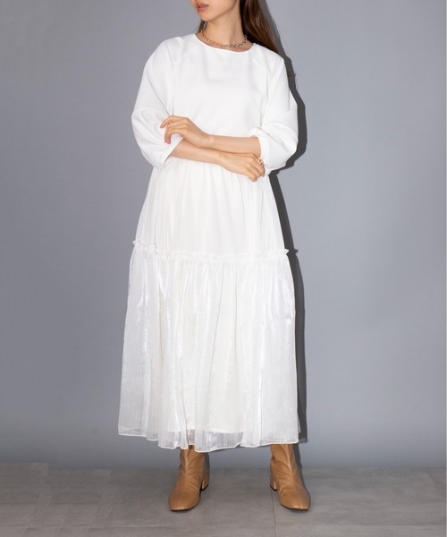 SETUP7 ワンピース 「SETUP7」シアーティアードドレスワンピース trc : ZOZOTOWN Yahoo!店 - 通販 - Yahoo!ショッピング