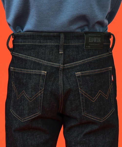 ジーンズ EDWIN エドウィン WILD FIRE インターナショナルベーシック 403 ストレート デニムパンツ ジーンズ 暖パンツ 裏起毛 メン : 86641231 ...