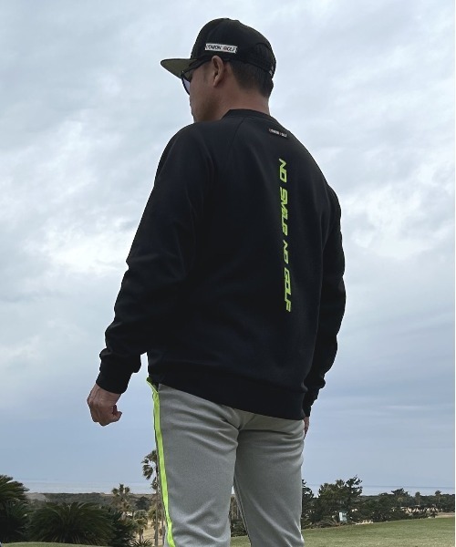 COMONGOLF ゴルフ ポンチジャージ素材 バックプリント ＆ ZIPポケット付 プルオーバーゴルフジャケット メンズ : ZOZOTOWN Yahoo!店 - 通販 - Yahoo!ショッピング