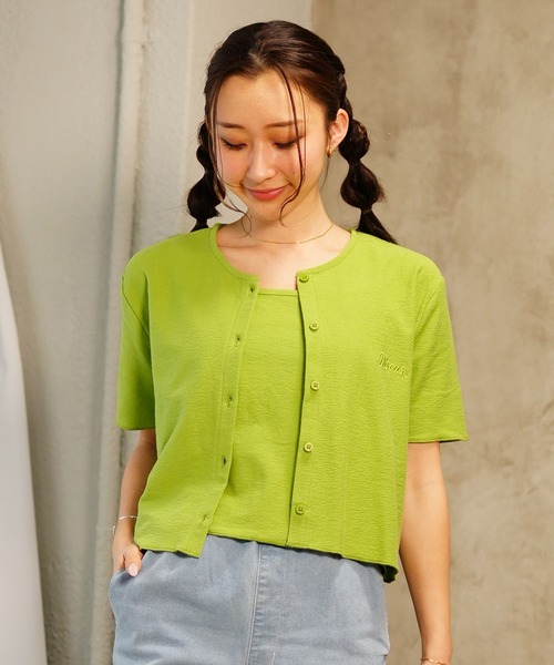 DISCUS ATHLETIC アンサンブル ATHLETIC/ディスカスアスレチック キャミソール カーディガン 2点セット 3WAY 梨地 4287- : ZOZOTOWN Yahoo!店 ...