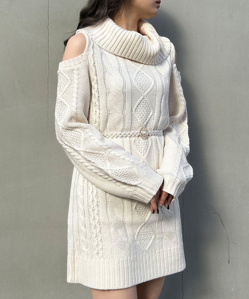 「INGNI」 ニットワンピース M アイボリー レディース : 84513232 : ZOZOTOWN Yahoo!店 - 通販 ...