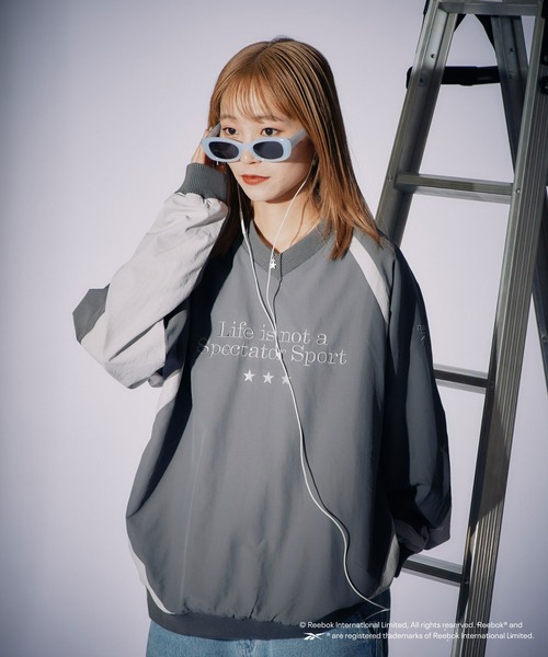 Reebok 「Reebok」 ブルゾン MEDIUM グレー レディース : ZOZOTOWN Yahoo!店 - 通販 - Yahoo!ショッピング