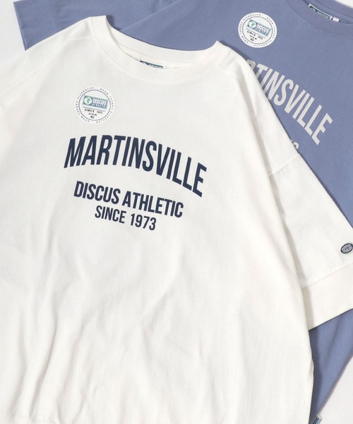 DISCUS tシャツ 2025SS DISCUS/ディスカス オーバーサイズ カレッジロゴ ミニロゴワッペン刺繍 半袖Tスウェット レディース : ZOZOTOWN Yahoo!店 - 通販 ...