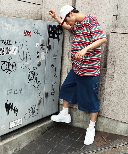 パンツ デニム ジーンズ メンズ WEB限定「ユニセックス」EDWIN STEPMARK ワイドペインターデニムショートパンツ :73821233:ZOZOTOWN Yahoo!店 - 通販 ...
