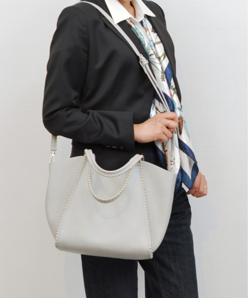 cache 「cache cache」 「UN BILLION」2WAYバッグ FREE ライトグレー レディース : ZOZOTOWN Yahoo!店 - 通販 - Yahoo!ショッピング