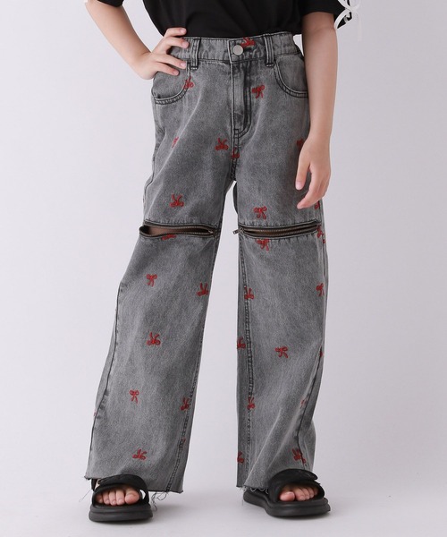 10C REPIPI パンツ 「10C REPIPI」KneeZIPリボンパンツ キッズ 子供服 女の子 : ZOZOTOWN Yahoo!店 - 通販 - Yahoo!ショッピング
