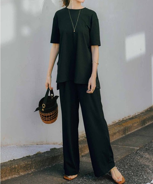 IEDIT 「IEDIT」 セットアップ MEDIUM ブラック レディース : ZOZOTOWN Yahoo!店 - 通販 - Yahoo!ショッピング